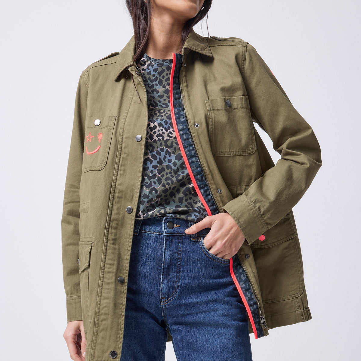 Khaki Utility Jacket Scamp & Dude
