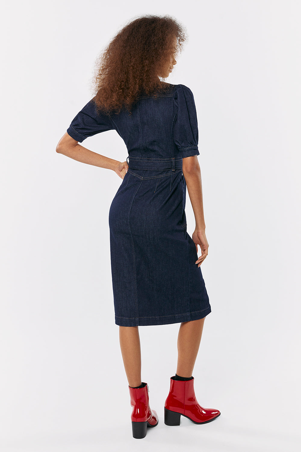 Rinse Wash Denim Dress Scamp & Dude