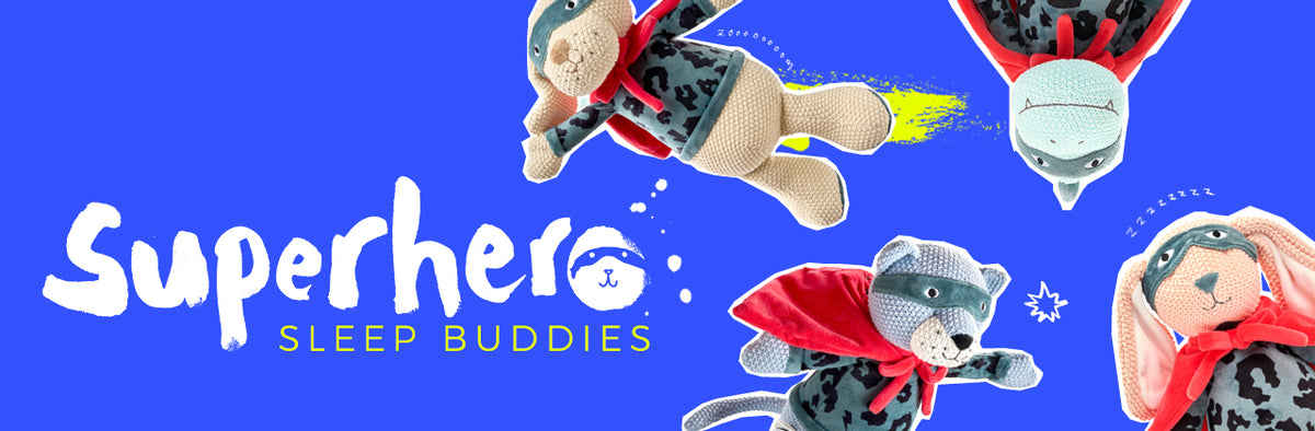 Superhero Sleep Buddy Page – Scamp & Dude