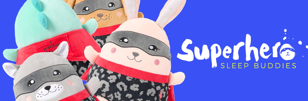 Superhero Sleep Buddy Page – Scamp & Dude