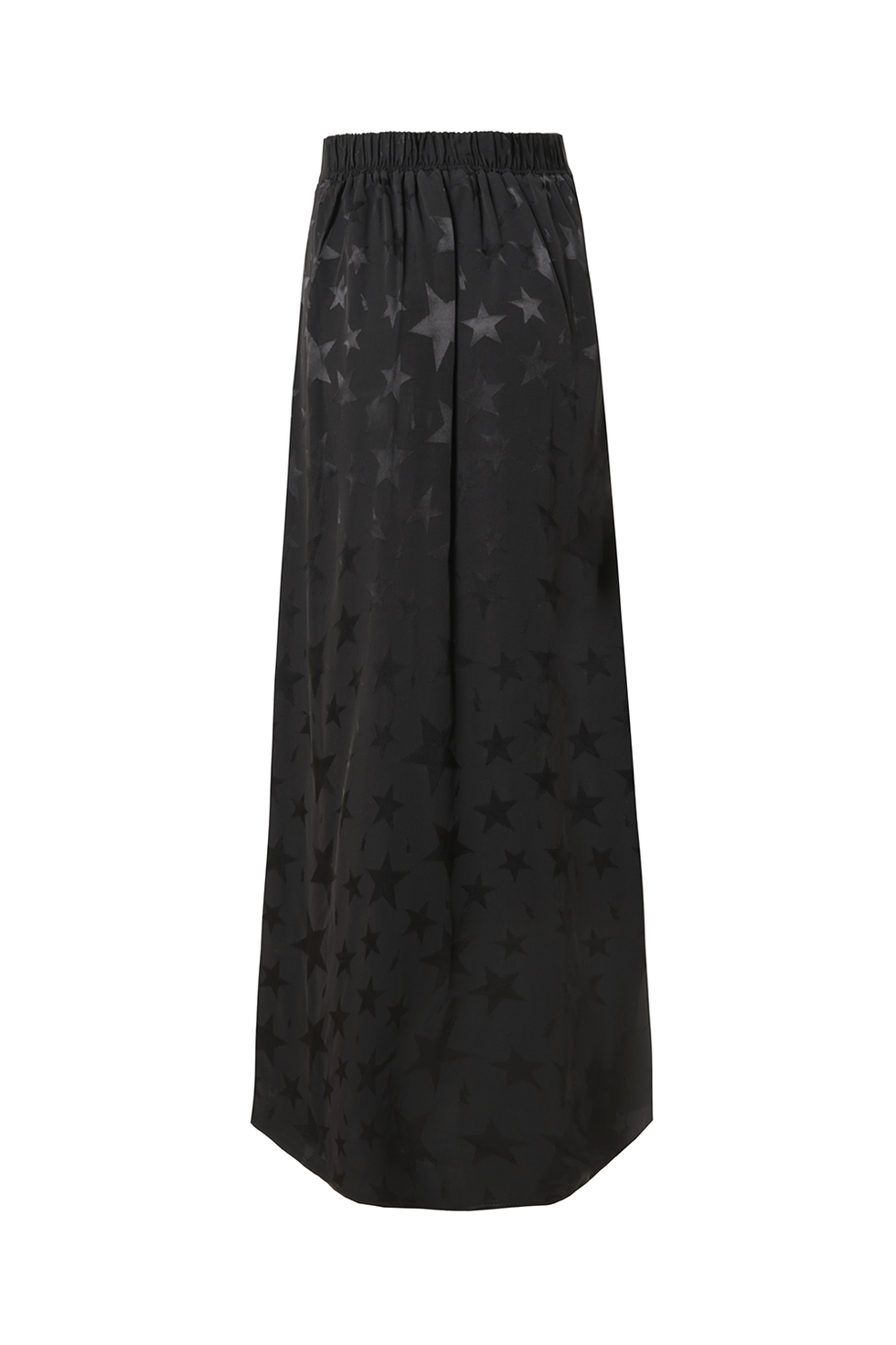 Black Jacquard Star Split Front Skirt Scamp & Dude