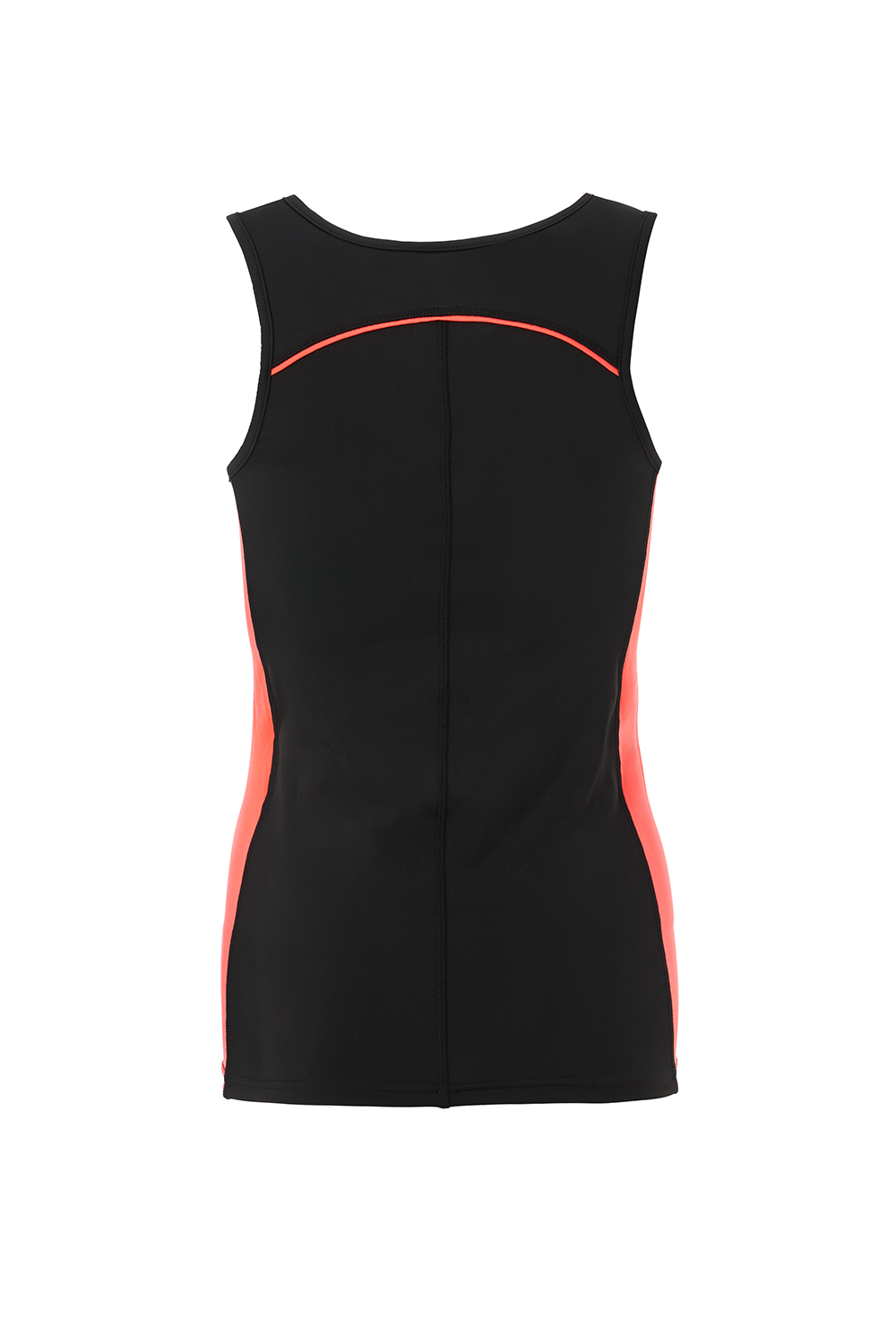 Black with Neon Coral Lightweight Active Vest Scamp & Dude