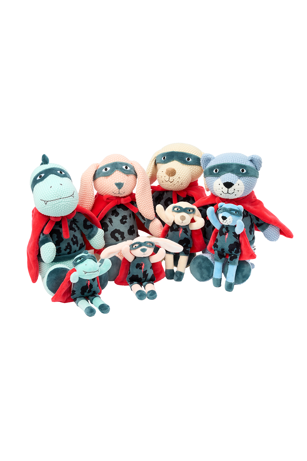 Super Bunny "Buffy" Charity Mini Superhero Sleep Buddy Scamp & Dude
