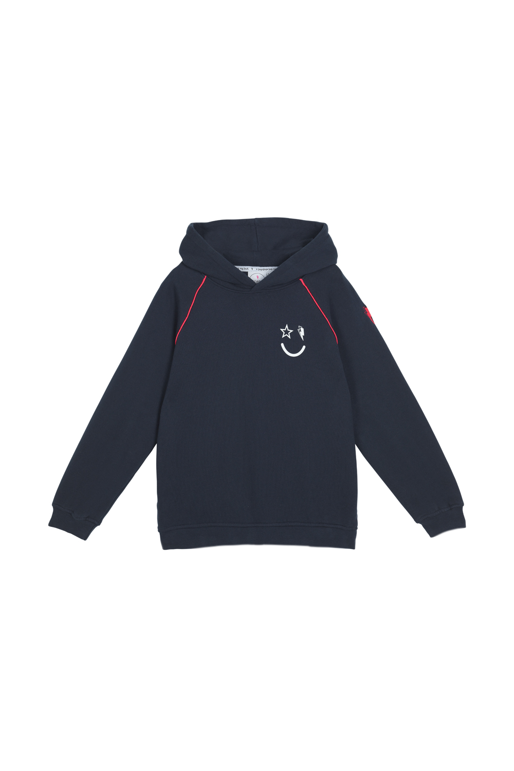 Kids Navy Smiley Face Logo Hoodie – Scamp & Dude